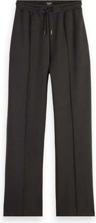 Scotch & Soda Modal Pin Tuck Sweatpants, Black, M aux Femmes