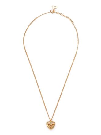 Dior collier à pierre pendente
