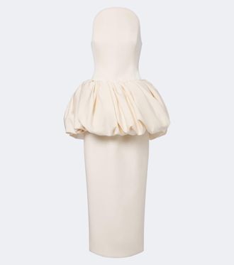 Magda Butrym Bustier-Kleid aus Baumwolle und Seide