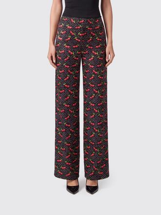 Philipp Plein Palazzo-Hose aus Jersey mit Fruchtdruck und mittlerem Bund