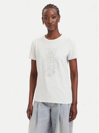 Guess T-Shirt V6GI12 K3325 Creme Regular Fit