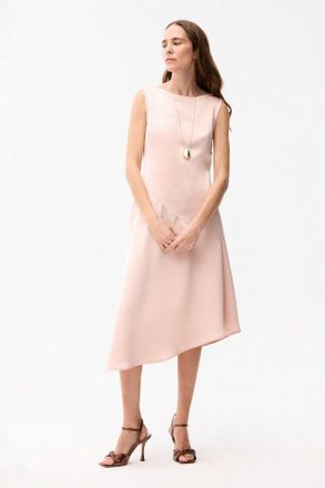 ADL Midikleid &Auml;rmelloses asymmetrisches Kleid mit Schlitzdetail