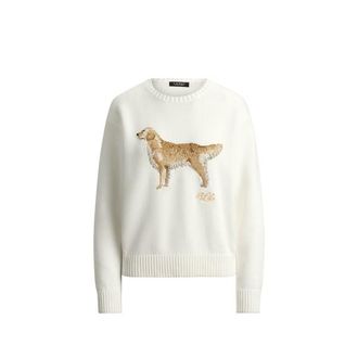 Ralph Lauren Pull droit imprim&eacute; en coton