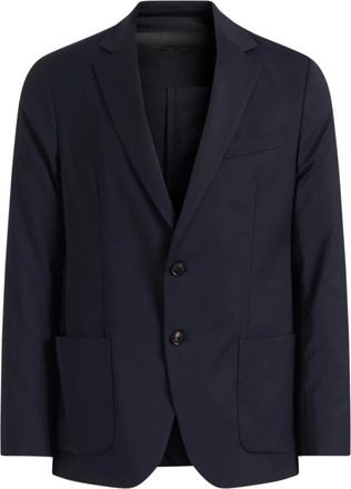 Roberto Ricci Design Rrd, Homme, Costumes, Bleu, Taille: XL Blazer Crois&eacute; Summer Wooltech