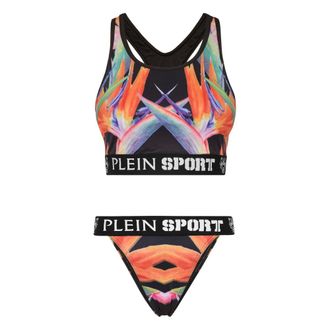 Plein Sport Femme, Maillots de bain, Multicolore, Taille: 40 FR Bikini Flowers