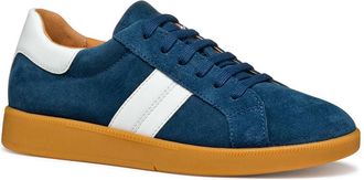 Geox Damen D MELEDA B Sneaker, Dk Avio/White, 39 EU