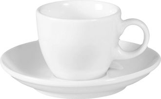 SELTMANN WEIDEN Vip Weiss Uni Espressotasse mit Untertasse 1132