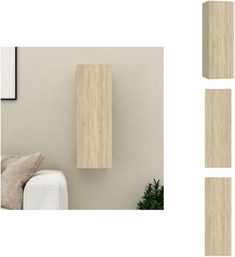 vidaXL Vidaxl - Meuble tv Ch&ecirc;ne sonoma 30,5x30x90 cm Bois ding&eacute;nierie - Meuble Tv Mural - Meuble Tv Suspendu - Rangement Tv - Console Tv - Meuble Tv Ch&ecirc;ne