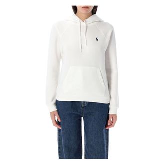 Ralph Lauren Femme, Sweatshirts et sweats &agrave; capuche, Blanc, Taille: 36 FR Sweat &agrave; Capuche Classic Pony