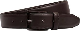 PESERICO Homme, Accessoires, Brun, Taille: 95 CM Ceinture en cuir lisse