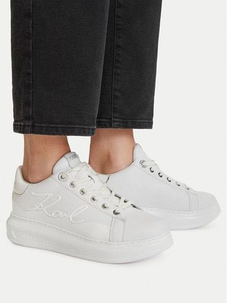 Karl Lagerfeld Sneakers Kapri KL62548F Wei&szlig;