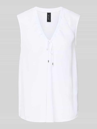 Marc Cain Regular Fit Bluse mit Zierschleife