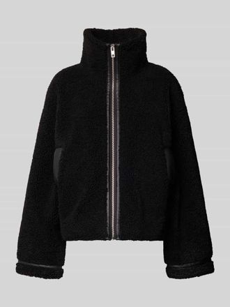 Jake*s Casual Jacke aus Teddyfell mit Eingrifftaschen