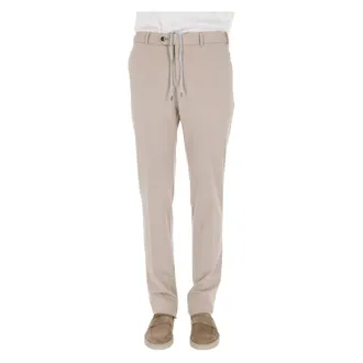 Pantaloni Torino Pantalone in Summer Jersey Slim Jogger Fit - - Trousers - Herren - Beige - S