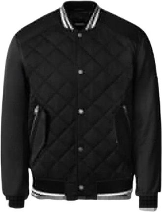 Mackage Homme, Vestes, Noir, Taille: 4XS Aidan-Sa Blouson aviateur matelass&eacute; en losanges