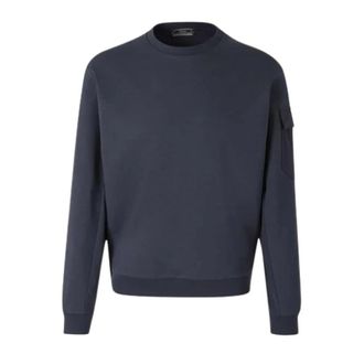 Herno Crewneck Sweatshirt - - Sweatshirts & Hoodies - Herren - Blau - S