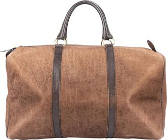 Dior Crossbody Bags - Christoan Dior Leather Monogram Boston 40 Duffle B - Gr. unisize - in Bunt - f&uuml;r Damen