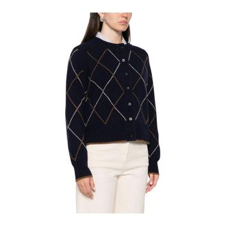 Moismont Cardigan Auguste - Femme - Pulls - Bleu - Taille: 36 FR