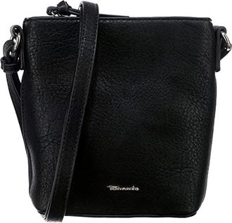 Tamaris Alessia Sac bandouli&egrave;re Femme, Noir, Taille unique