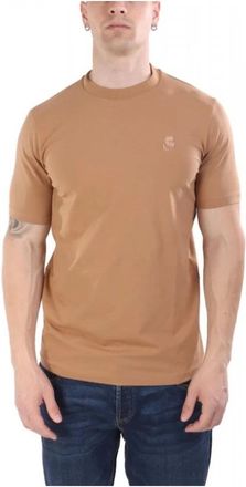 Karl Lagerfeld Homme, Tops, Brun, Taille: M T-shirt Basic
