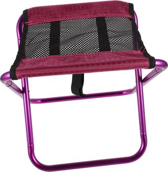 IFUNDOM Klappbarer Campinghocker Tragbarer Faltbarer Hocker Für Outdoor-aktivitäten Kompakter Sitz Für Angeln Und Camping Leicht Zusammenklappbar Tragen Mit A