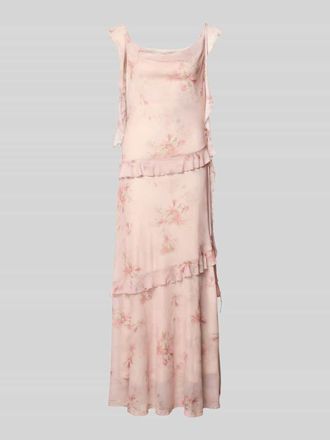Neo Noir Maxikleid aus Mesh Modell Adelle