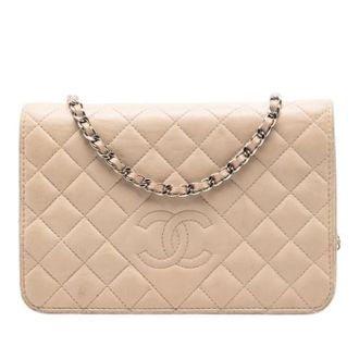 Chanel Pre-owned Flap Crossbody Bag - - Pre-owned - Damen - Beige - ONE SIZE