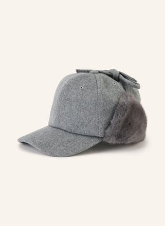 By Malene Birger By Malene Birger Cap Tanna Mit Kunstfell grau
