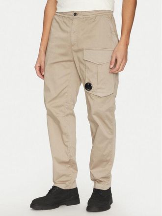 C.P. Company Stoffhose 18CMPA169A005694G Beige Relaxed Fit