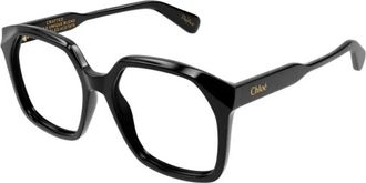 Chlo&eacute; Femme, Accessoires, Noir, Taille: 53 MM Square Optical Frame
