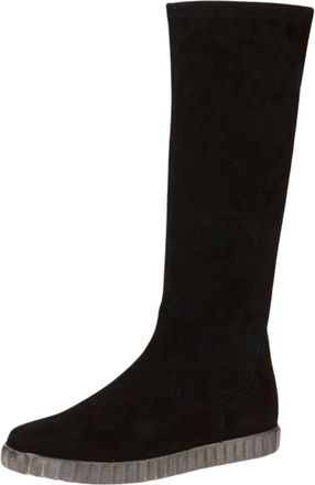 Peter Kaiser Damen - Stiefel 75535 LEDER STRETCH in schwarz Rauleder