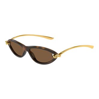 Bottega Veneta Femme, Accessoires, Brun, Taille: 56 MM Bv1390S Lunettes de soleil