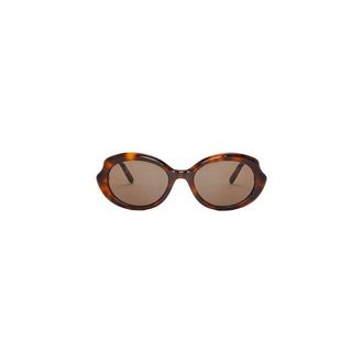 Loewe Lunettes de soleil fines Mini Oval Slim