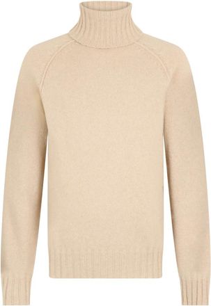 Malo Homme, Pulls, Beige, Taille: XL Pull &agrave; col roul&eacute;