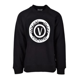 Versace Jeans Couture Baumwoll-Sweatshirt - Modell: Felpa - - Sweatshirts & Hoodies - Herren - Schwarzk - 2XL