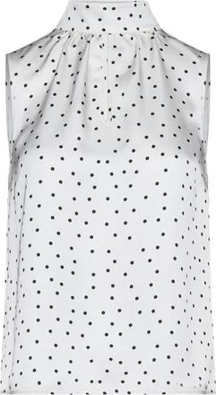 Silvian Heach Femme, Tops, Blanc, Taille: 42 FR Sleeveless High-Neck Top