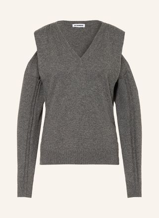 Jil Sander Cashmere-Pullover grau