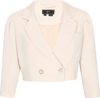 Faina Blazer Frauen cremefarben