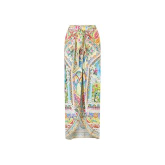 Camilla Langer Sarong mit Lagen-Look - - Swimwear - Damen - Mehrfarbig - S/M