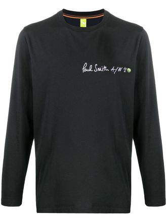 Paul Smith t-shirt à logo imprimé - Noir
