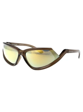 Balenciaga Unisex Sunglasses Bb0289s Brown-Brown-Yellow Acetate Brown/brown/yellow
