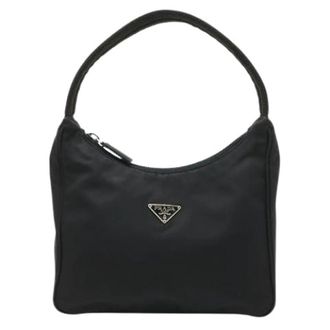 Prada Pre-owned Mv519 Nylon Handbag - - Pre-owned - Damen - Schwarzk - ONE SIZE