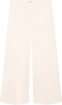 Fiorella Rubino Femme, Pantalons, Blanc, Taille: 42 FR Pantalon Large