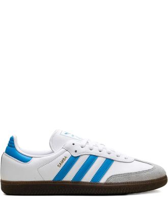 adidas Samba OG White/Shock Cyan Sneakers - Weiß