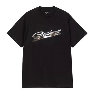 Carhartt Work in Progress Homme, Tops, Noir, Taille: M S/S Vroooom T-Shirt