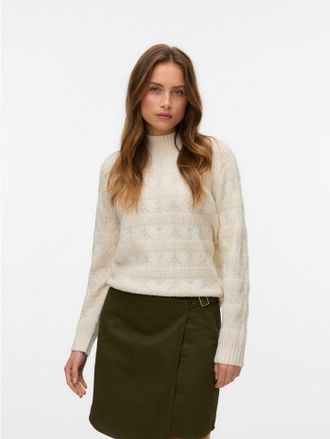 Vero Moda Strickpullover VMVIRGO LS HIGHNECK PULLOVER BF