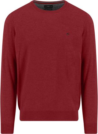 Fynch-Hatton Pullover aus Woll-Kaschmir-Mix mit Rundhalsausschnitt Garnet red/XL