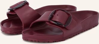 Birkenstock Pantoletten Madrid Big Buckle rot