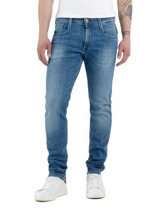 Replay Herren Jeans Anbass Slim-Fit mit Comfort Stretch, Medium Blue 009 (Blau), 30W / 32L