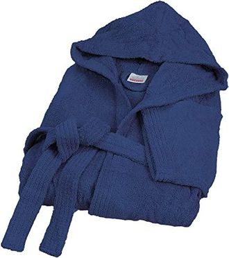 Bassetti Peignoir de Bain/Peignoir dintérieur en Tissu éponge avec Capuche pour Homme et Femme 100% Coton de 370 GR/m² différentes Couleurs et Tailles XXS-XXXL